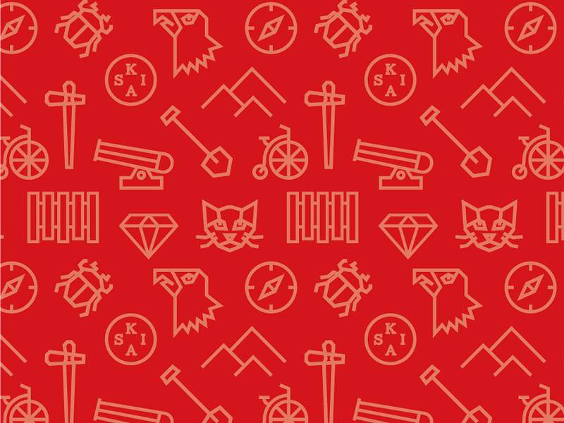Keswick Museum Pattern v2 by Jonathan Branthwaite on Dribbble