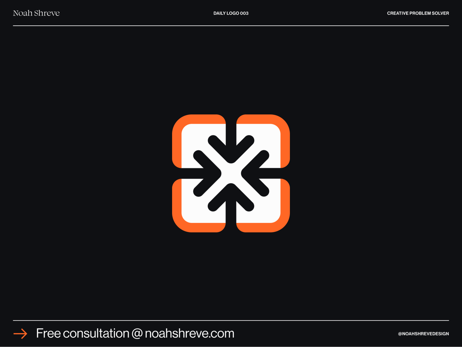 Daily Logo 003 by Noah Shreve on Dribbble