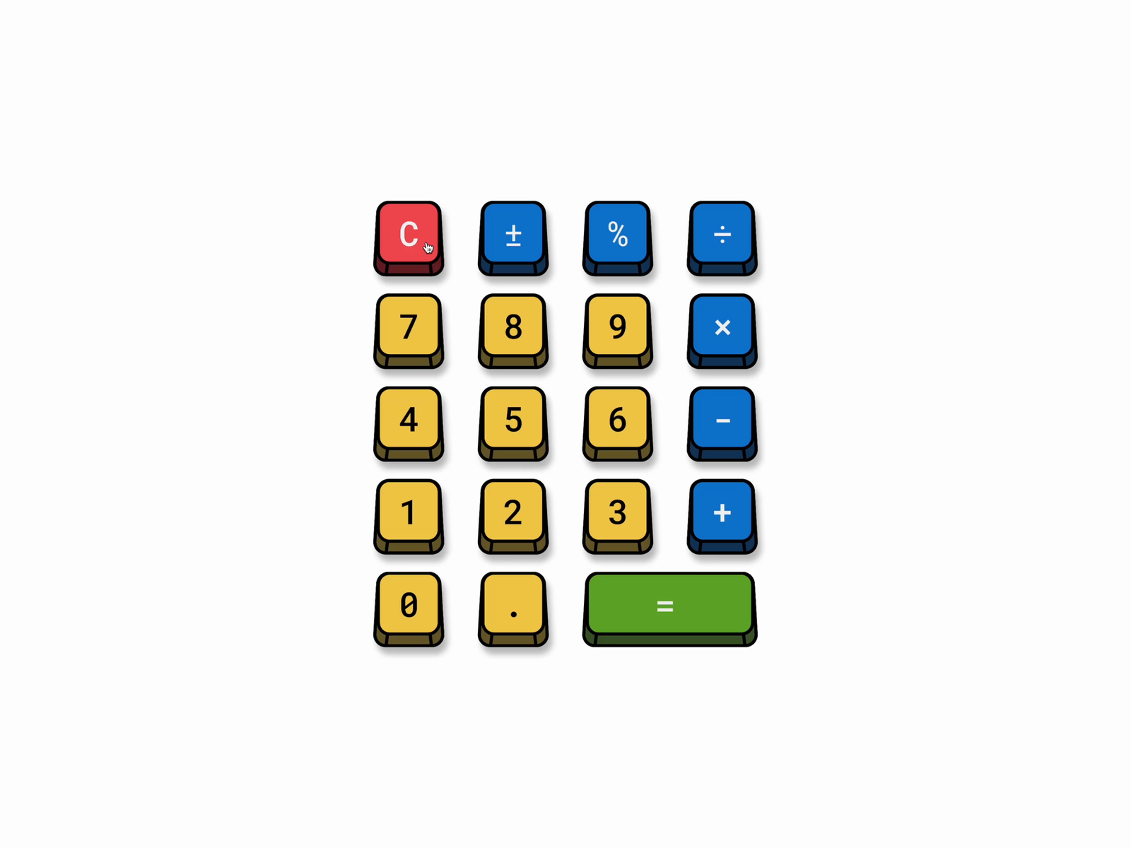 Calculator animation by Geunly Park on Dribbble