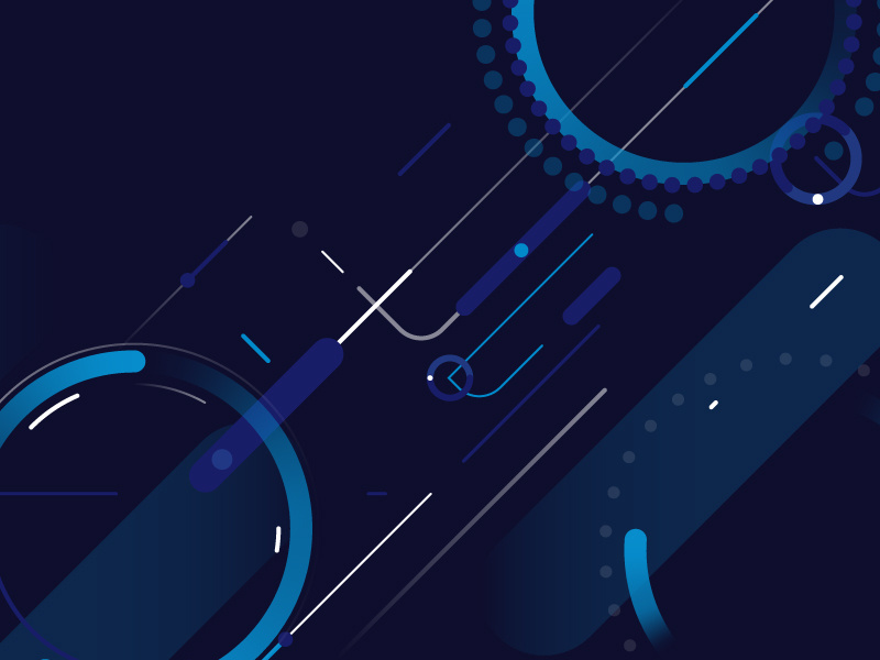 Abstract illustrations by Rocío Galarza for DHNN Creative Agency on ...