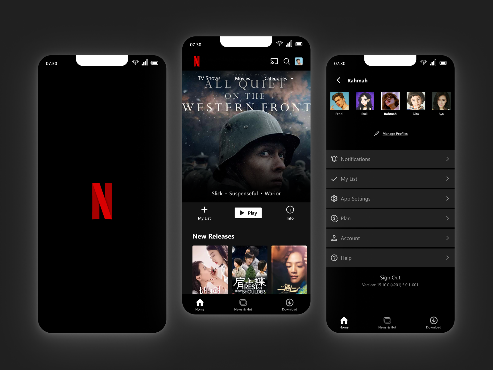 Netflix Redesign in Figma - Movie App by Aditya Wahyu on Dribbble