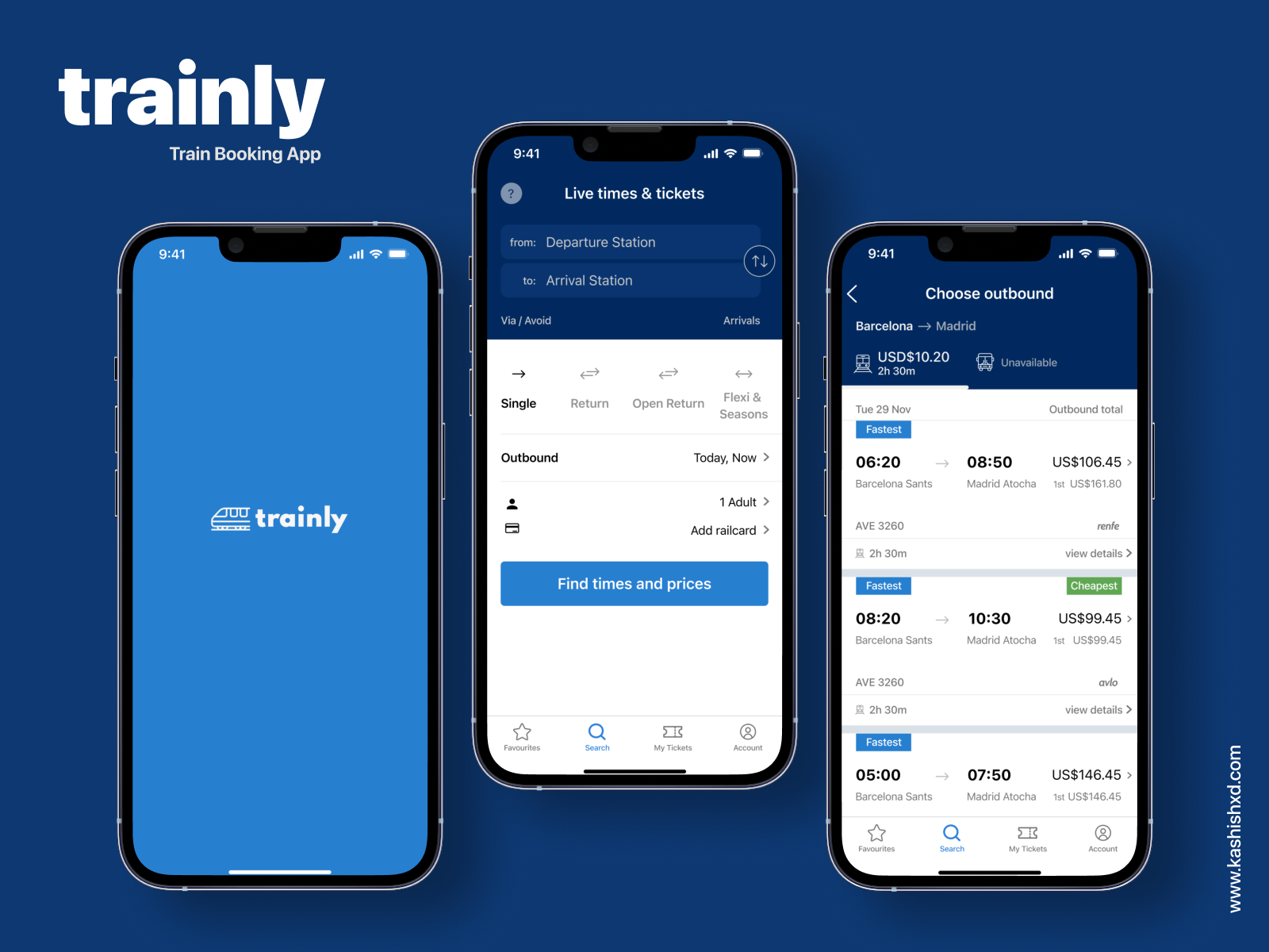 Trainly - Train Booking App by Kashish Tripathi on Dribbble