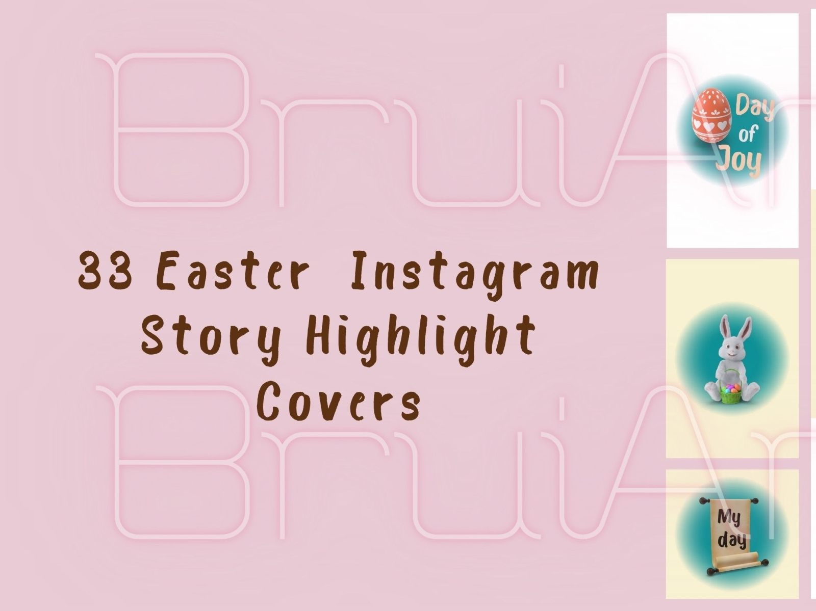 Easter Instagram Highlight Covers by Tati Brui on Dribbble