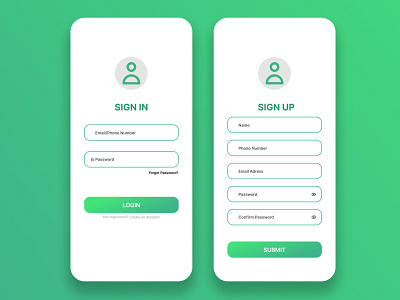 SIGN IN/SIGN UP by Adedoyin Aderinwale on Dribbble
