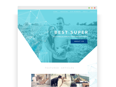 Best Super Website Design by Camille Gribbons on Dribbble
