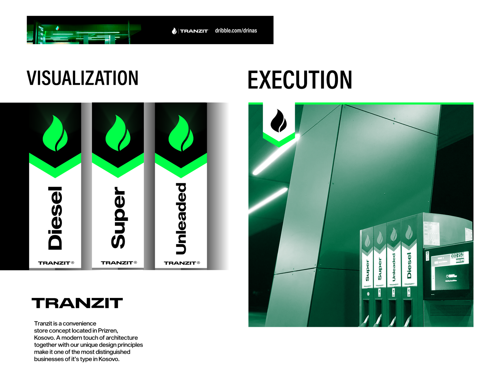 Tranzit (Gas Station) Stickers Design by Drinas Hoxha on Dribbble
