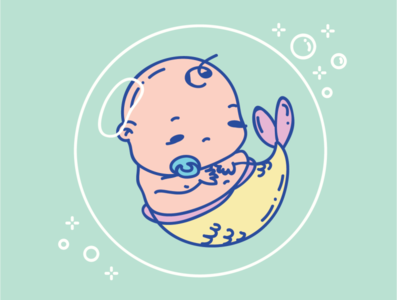New Mermaid by Spirimal on Dribbble