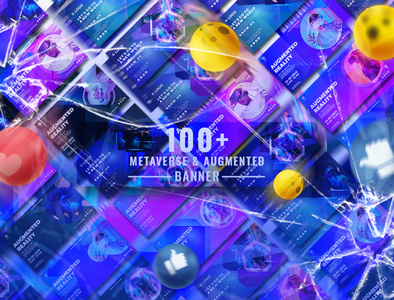 100+ Metaverse & Augmented Reality Webinar Banner Design | Vol.1 by NJ ...