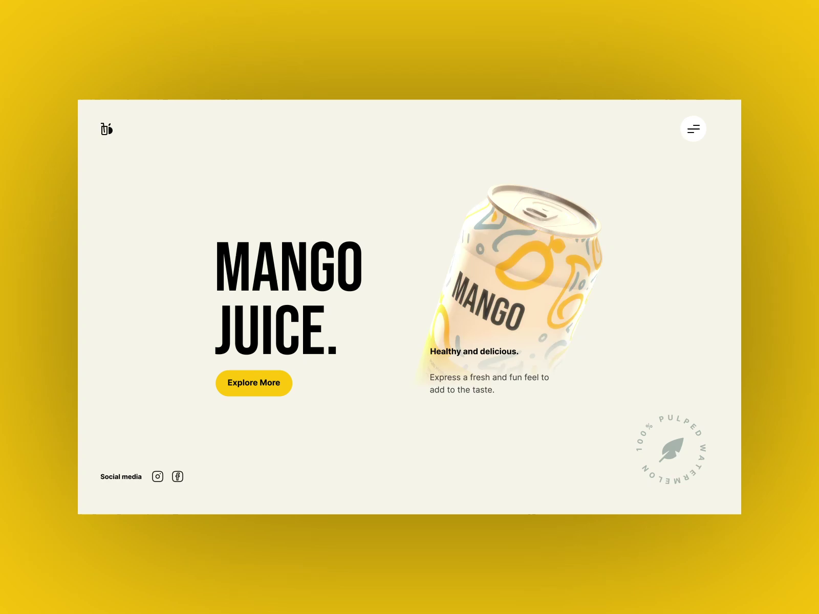 Mango Juice - Website Concept by Mingg on Dribbble