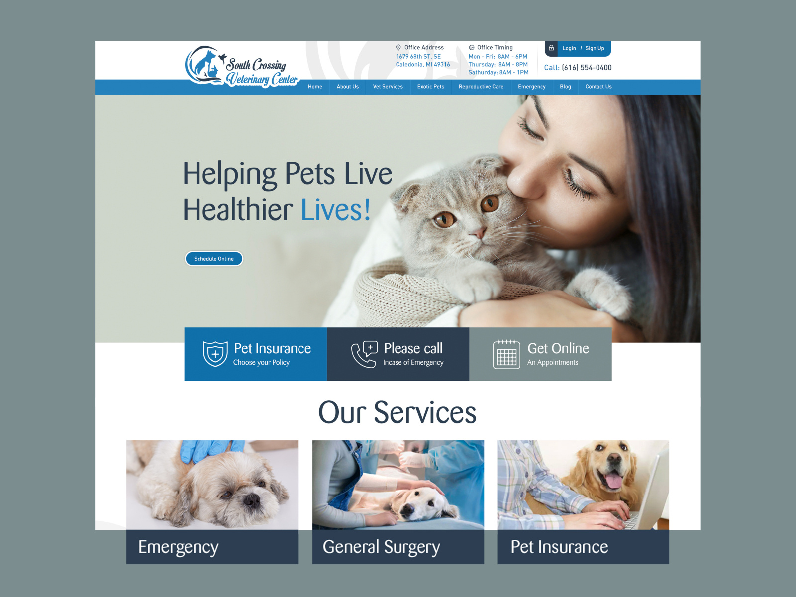 Pet Caring Website by Muhammad Shaban on Dribbble