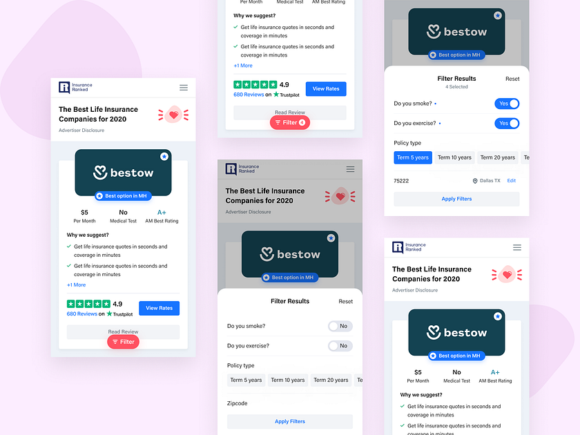 Filter UI designs, themes, templates and downloadable graphic elements ...