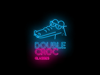 Double Croc Logo by Francisco Junior on Dribbble