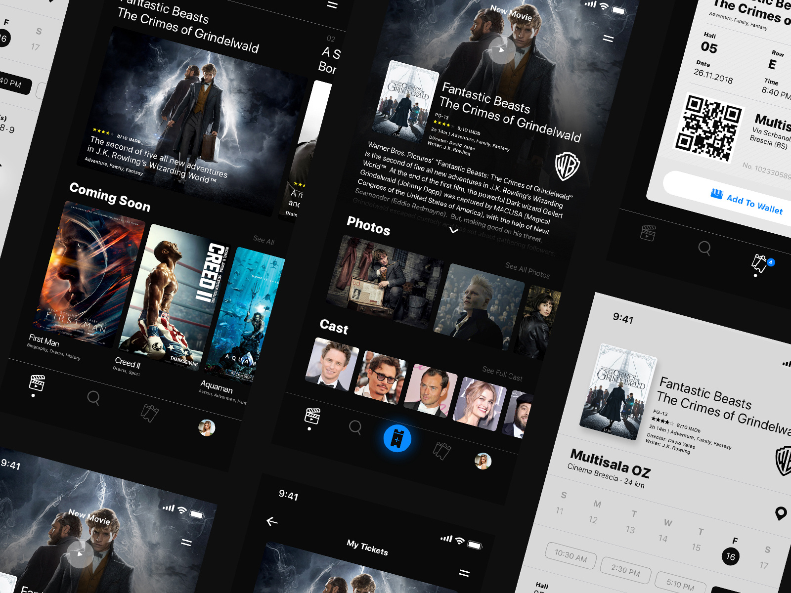 Cinema App #3 by Filippo Alviano on Dribbble