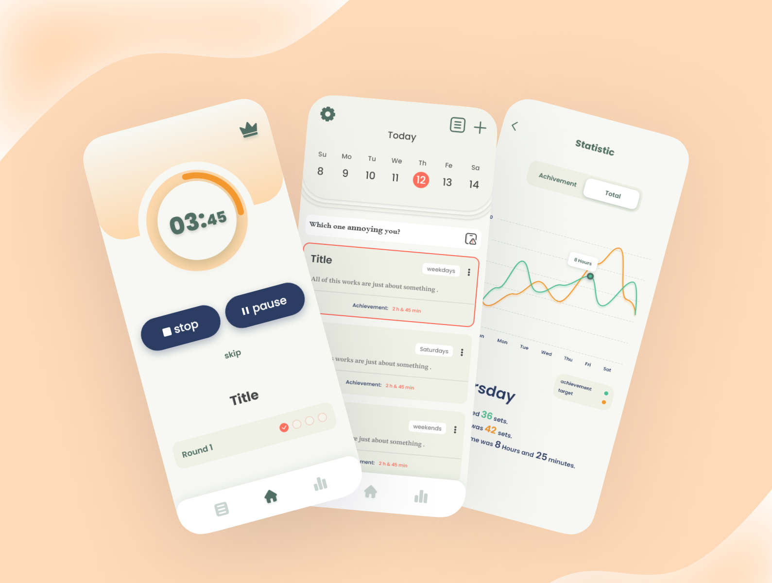 UI Design - Pomodoro - Focus timer app by Anis Mehdizade on Dribbble