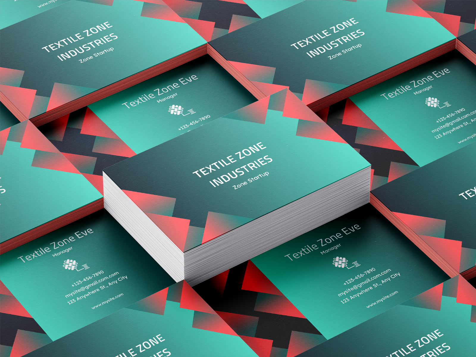 Textile Zone Brand identity - Greeting cards by Muskan Falak on Dribbble