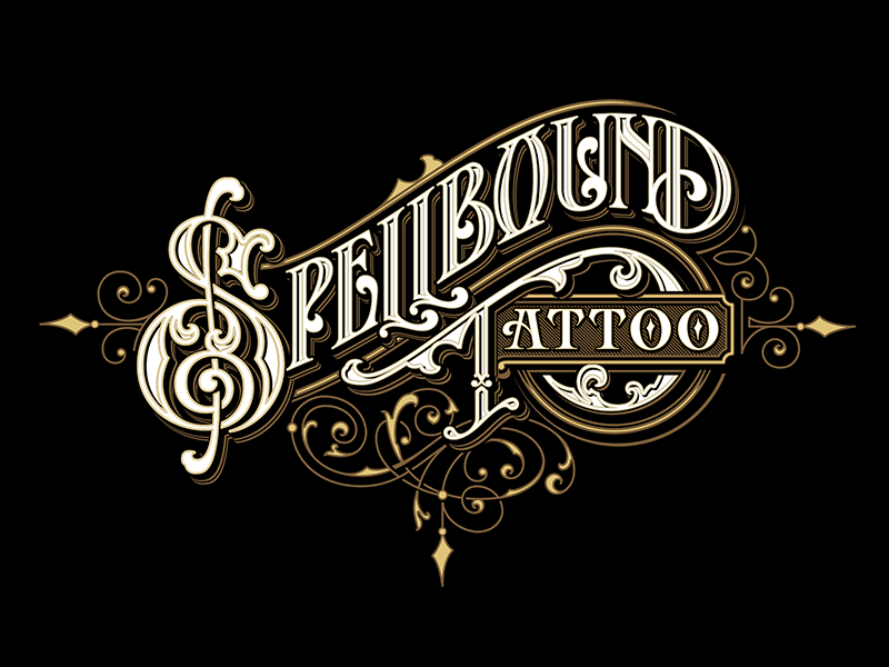 Spellbound Tattoo logotype by victorkevruh on Dribbble