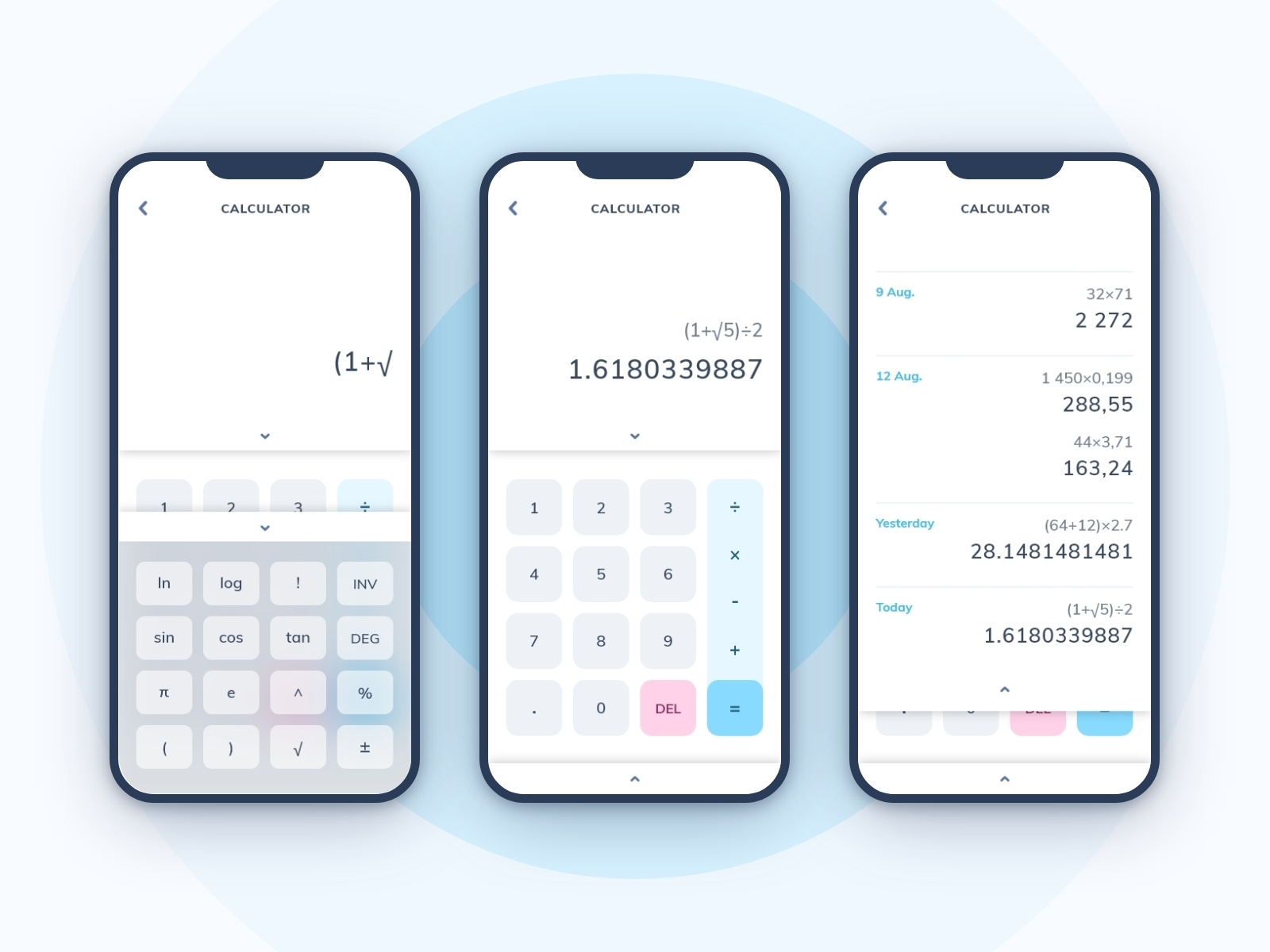 Daily UI - 04 | Calculator by Lara Locoge on Dribbble