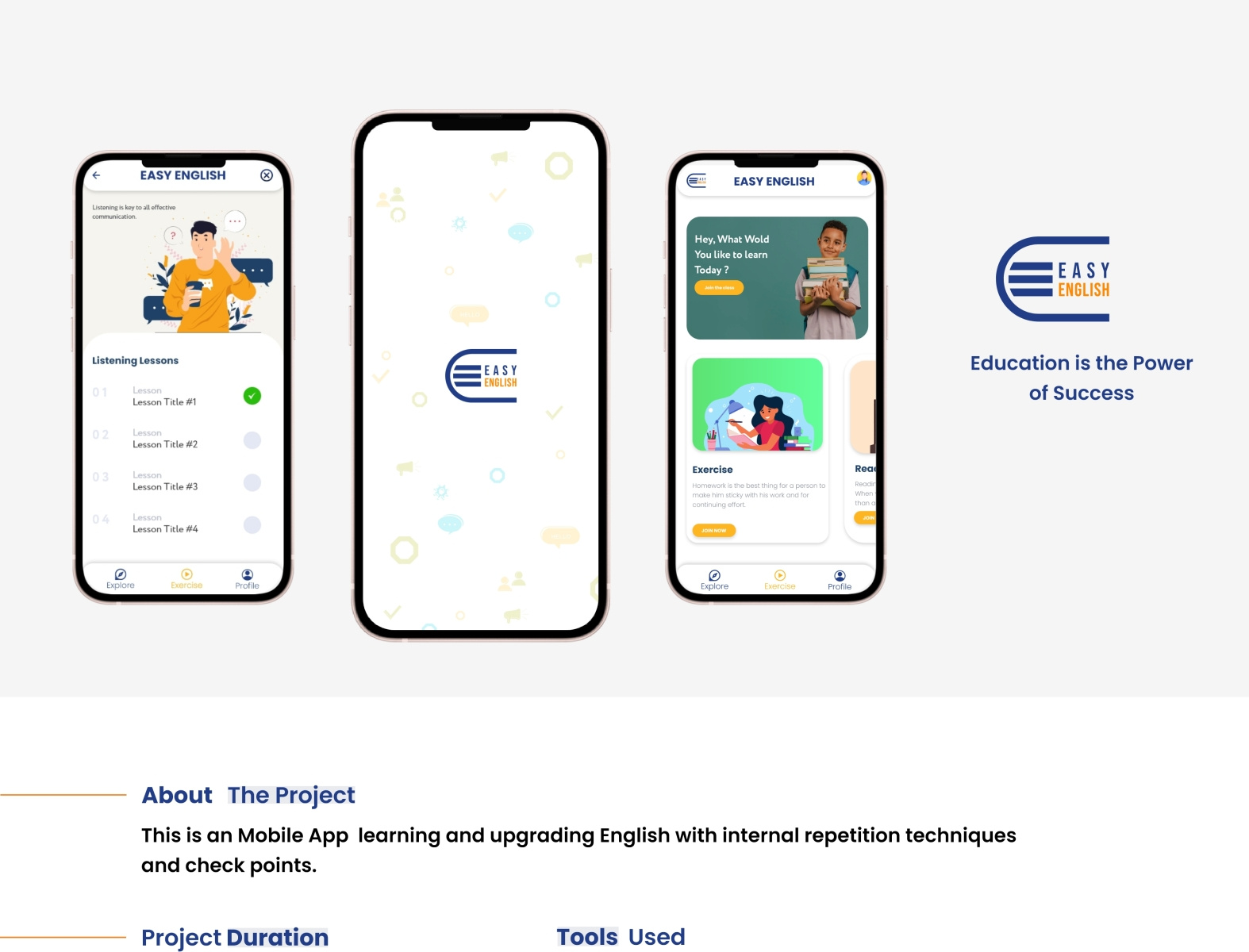 Easy English e-learning by Arul S on Dribbble