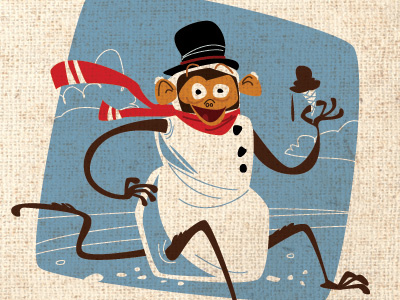 Snow Monkey by Thomas Burns on Dribbble