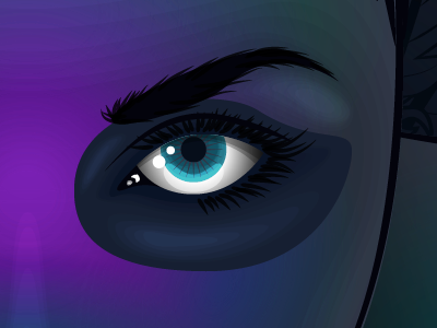 Magpie // Eye Close-Up by Anne Elster on Dribbble