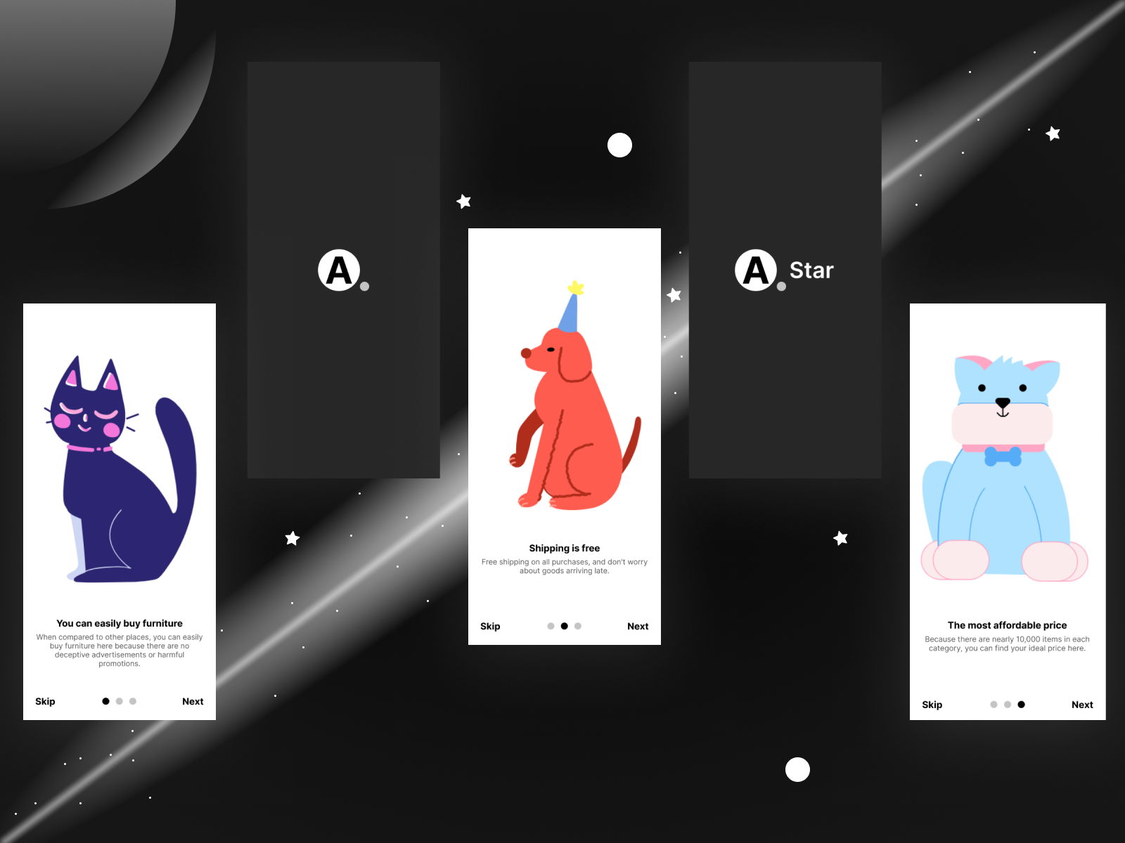 A Star Project - App Design 1 by Auxtaar on Dribbble