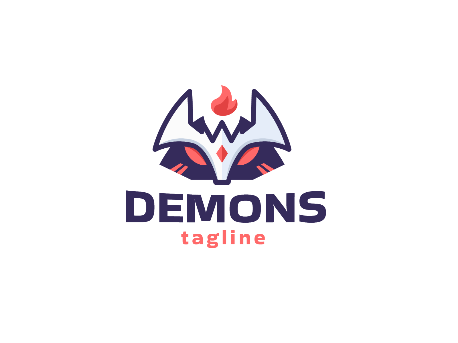 Demons Logo template by Not0 on Dribbble