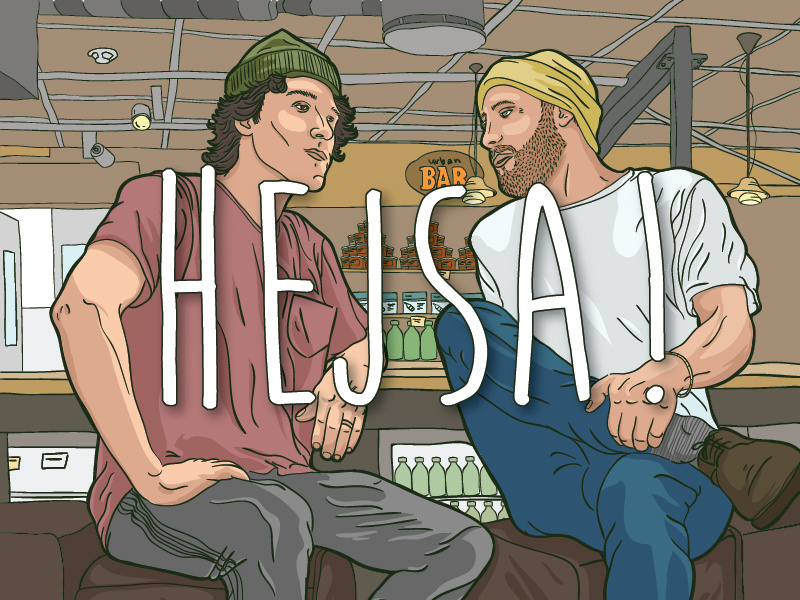 Hejsa comic strip experiment by Clean Murda on Dribbble