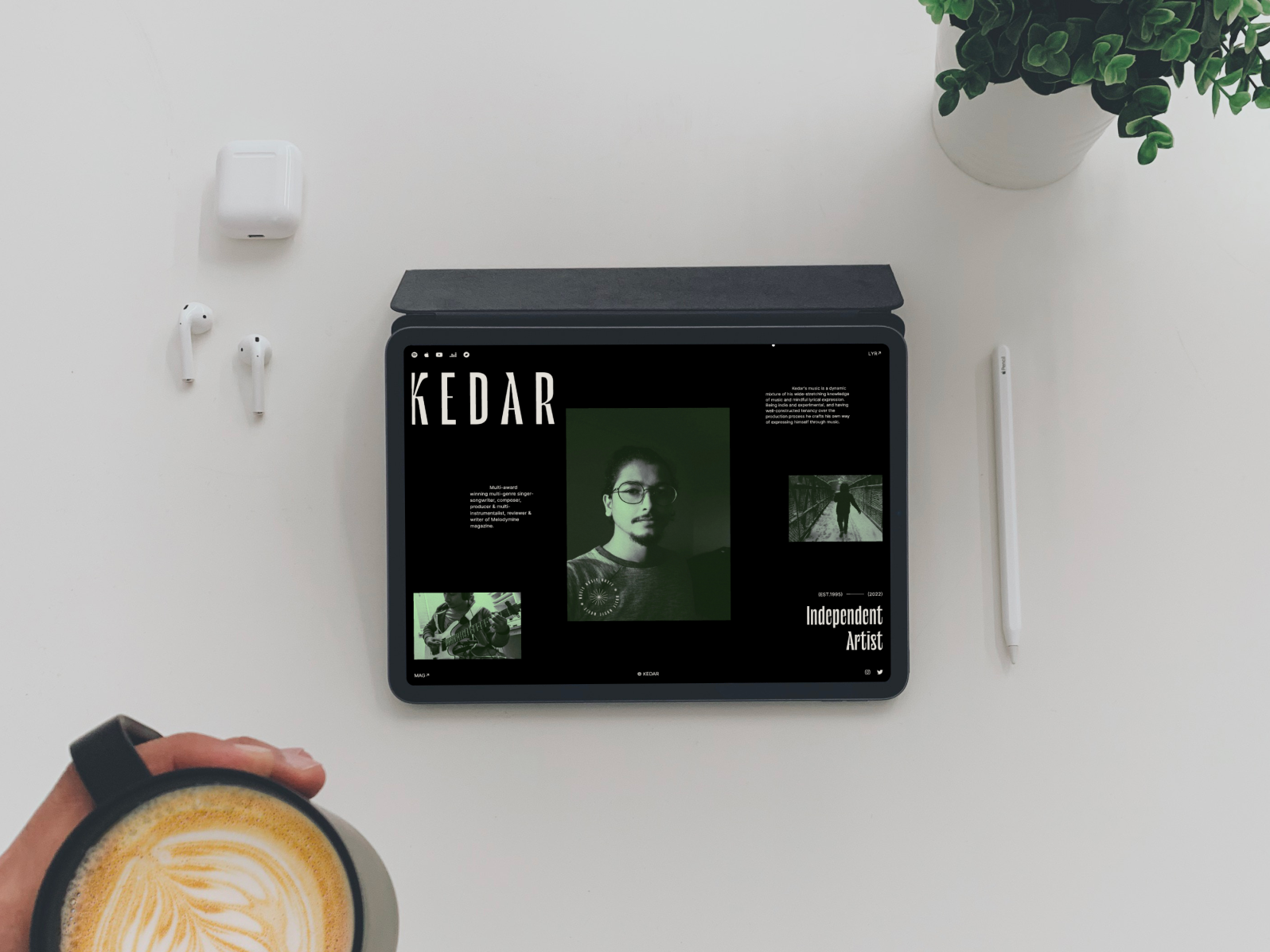 Kedar | Official Website by Pixelrich on Dribbble