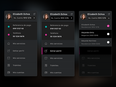 Menu Admin Dashboard by Betosh on Dribbble