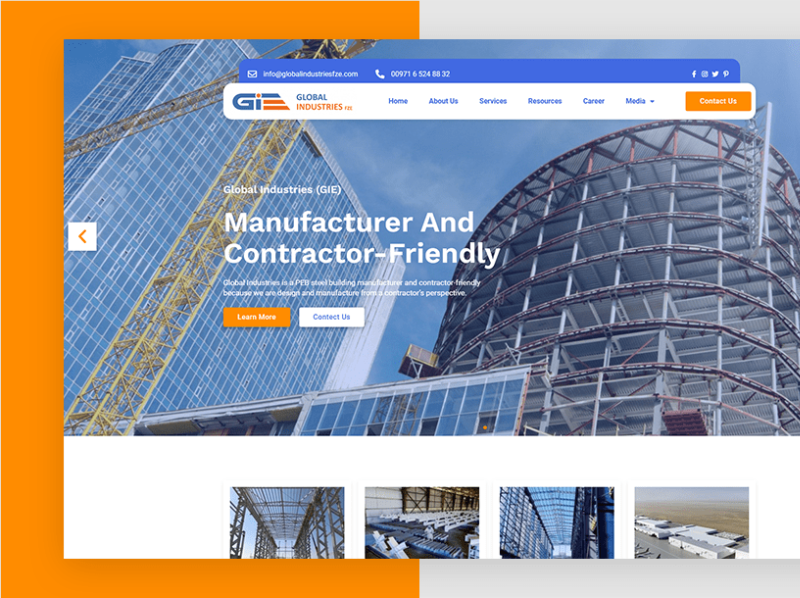 Steel Industries Website Design & Development by Debuggers Studio on ...