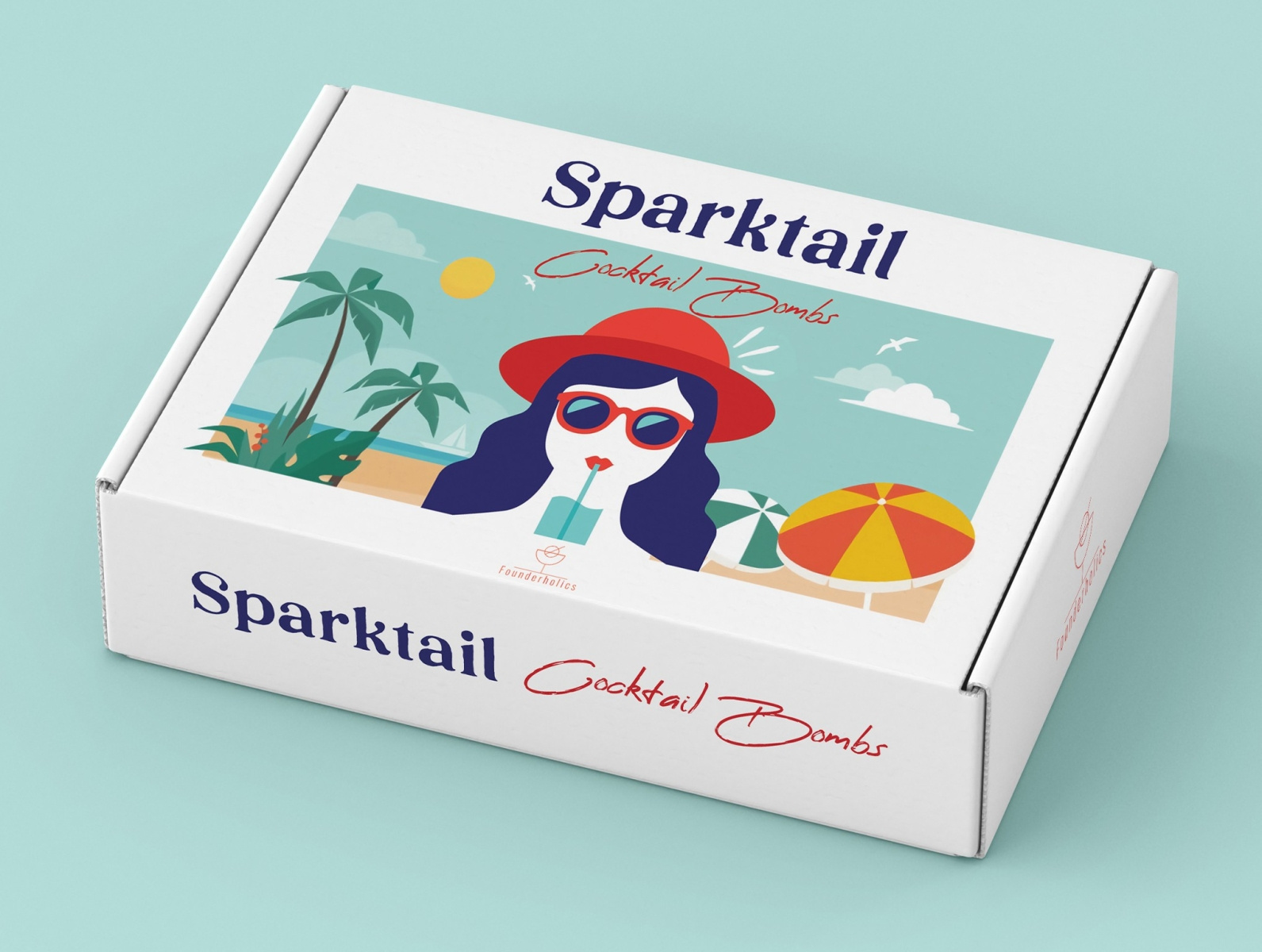 Modern Summer cocktail packaging design 🍸 by Aaron Graphic on Dribbble