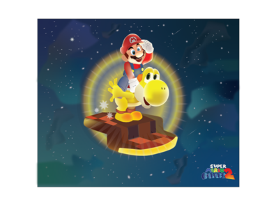 Super Mario Galaxy by Robyn Wegner on Dribbble