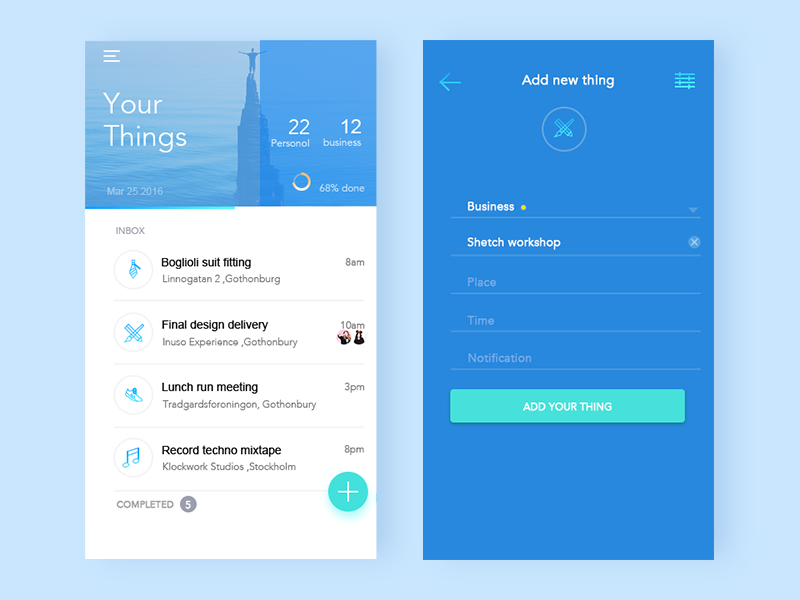 to do list by blooming on Dribbble