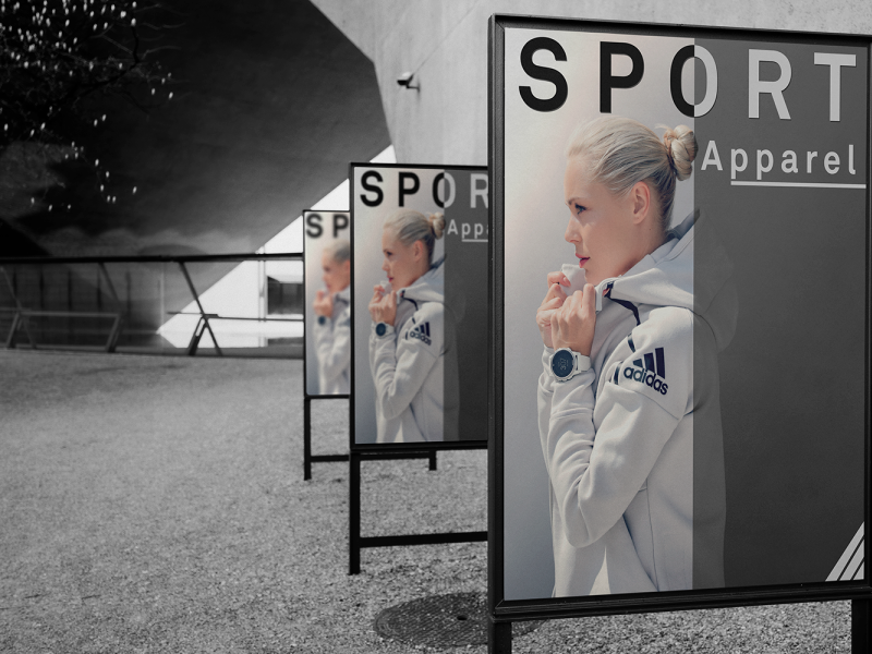 Apparel Advertisement by Shannon I. on Dribbble