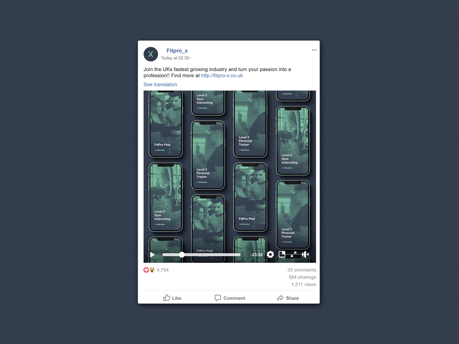 FitproX - Facebook Ad Campaign by Daniel Martínez on Dribbble