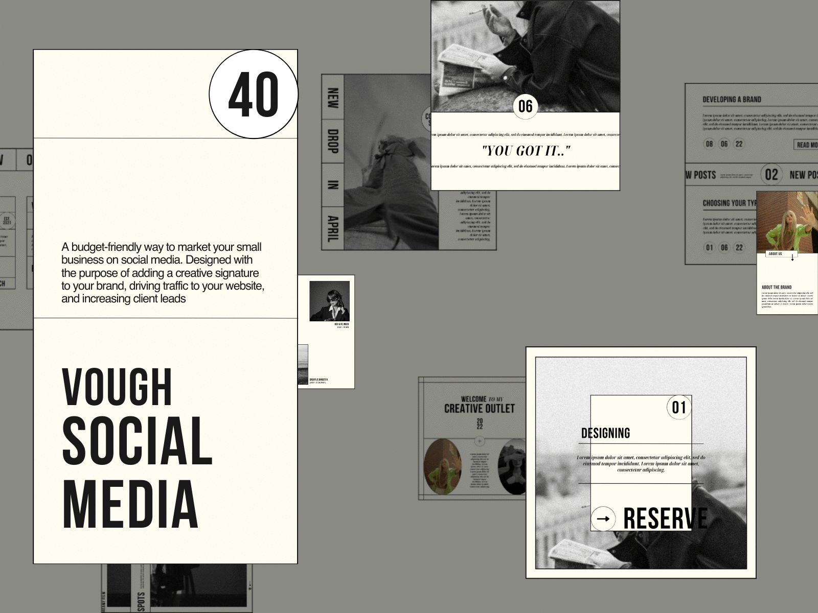 Aesthetic Instagram designs, themes, templates and downloadable graphic ...