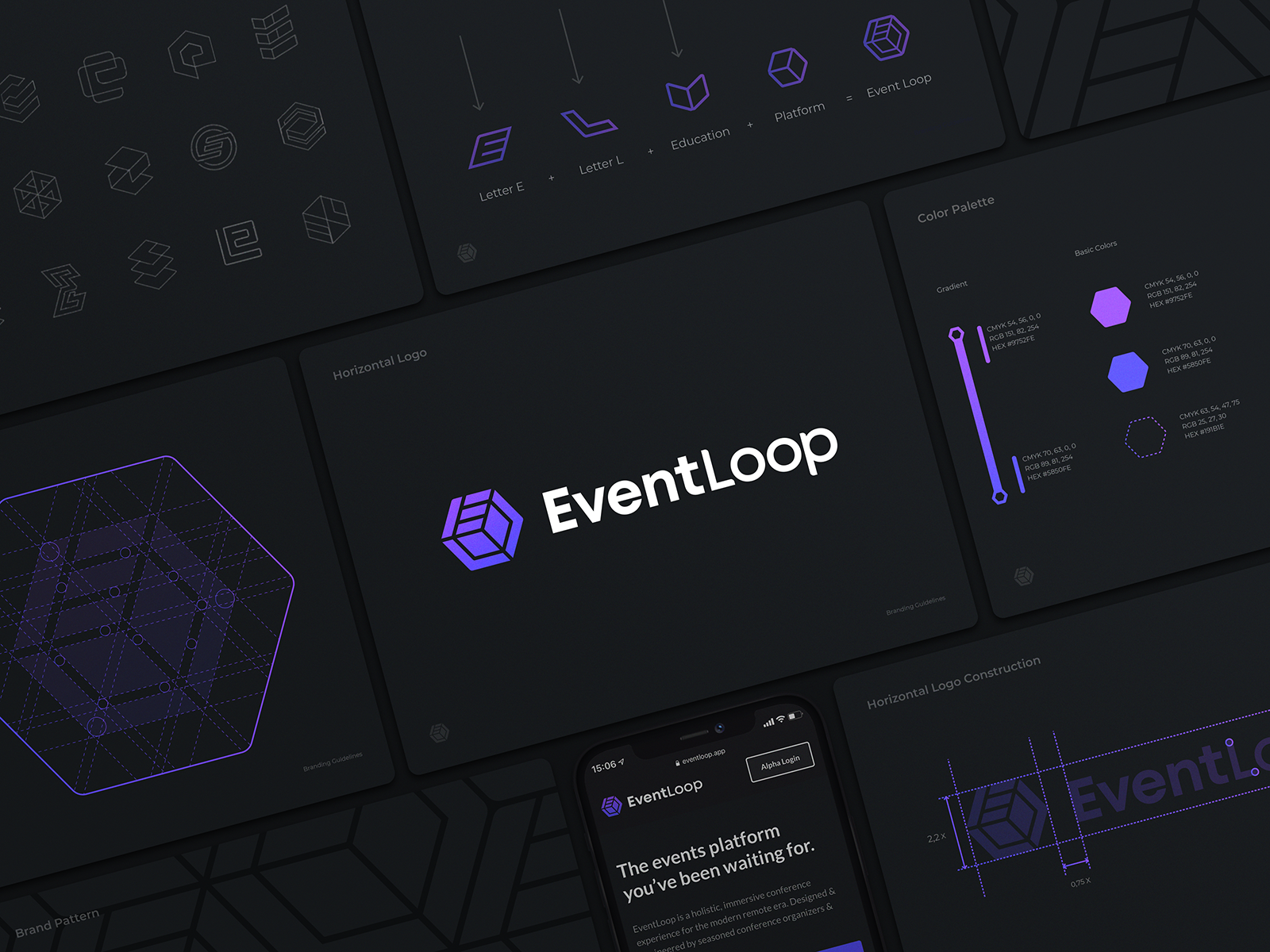 Event Loop Logo Guidelines by Dmitry Lepisov for Lepisov Branding on ...