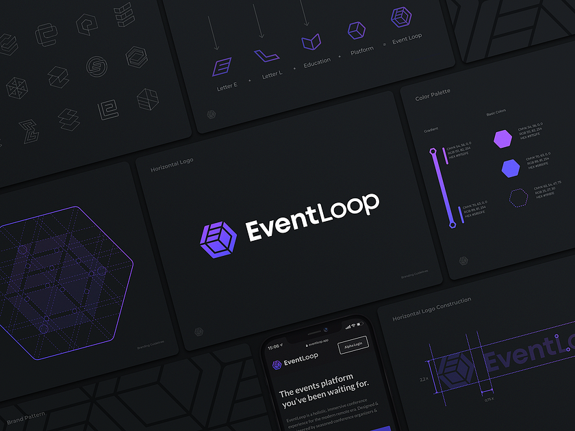 Event Loop Logo Guidelines by Dmitry Lepisov for Lepisov Branding on ...