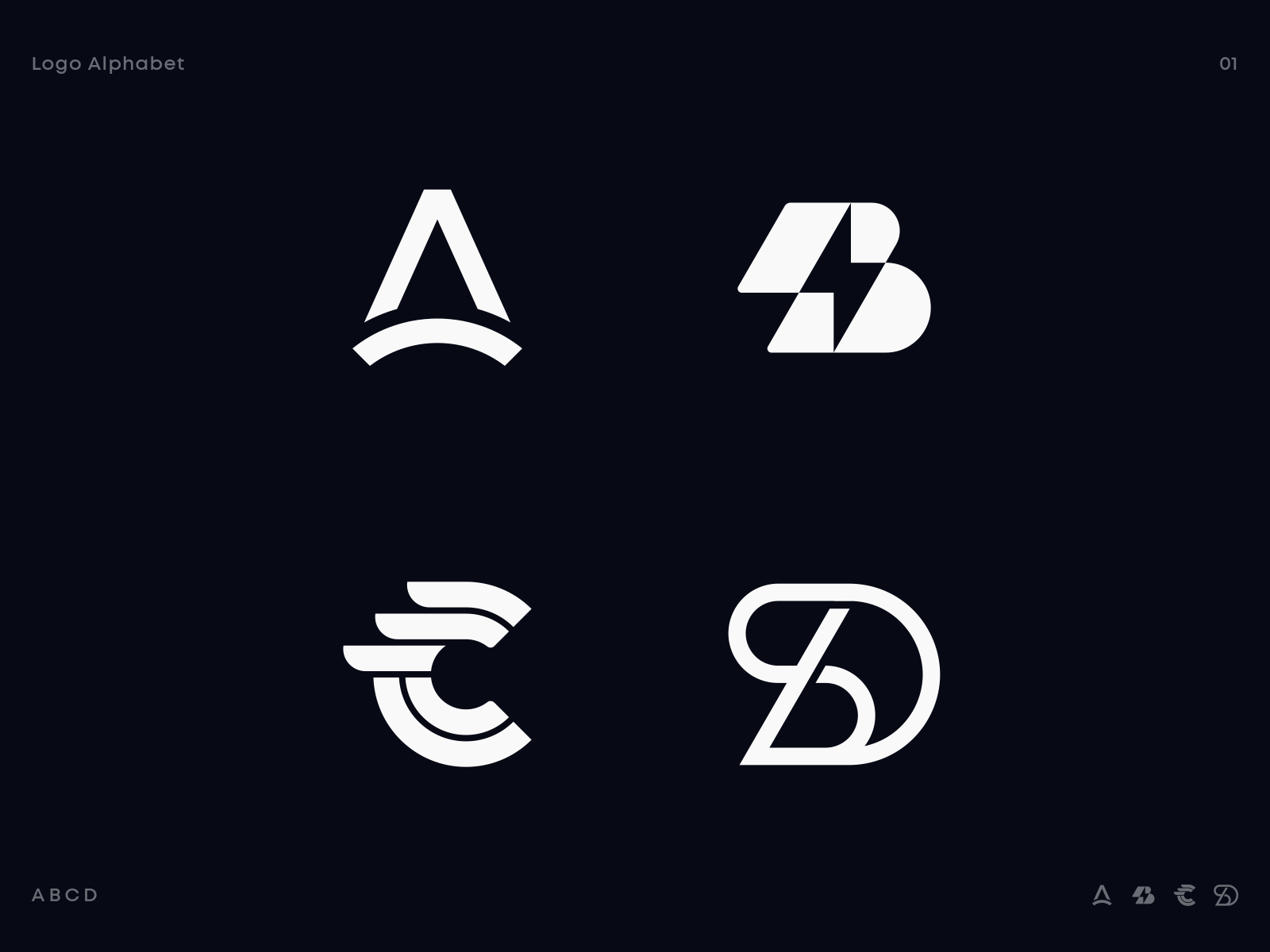 Logo Alphabet 01 by Dmitry Lepisov on Dribbble