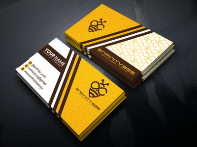 Enfinity_Bee Business Card Design by Md. Mohaymenul Khandaker on Dribbble