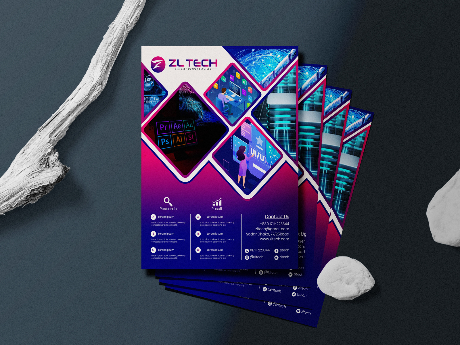 Best Tech or It Flyer Design by Md. Mohaymenul Khandaker on Dribbble