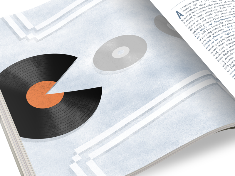 Pac Man Record Illustration by Thomas Thrasher on Dribbble