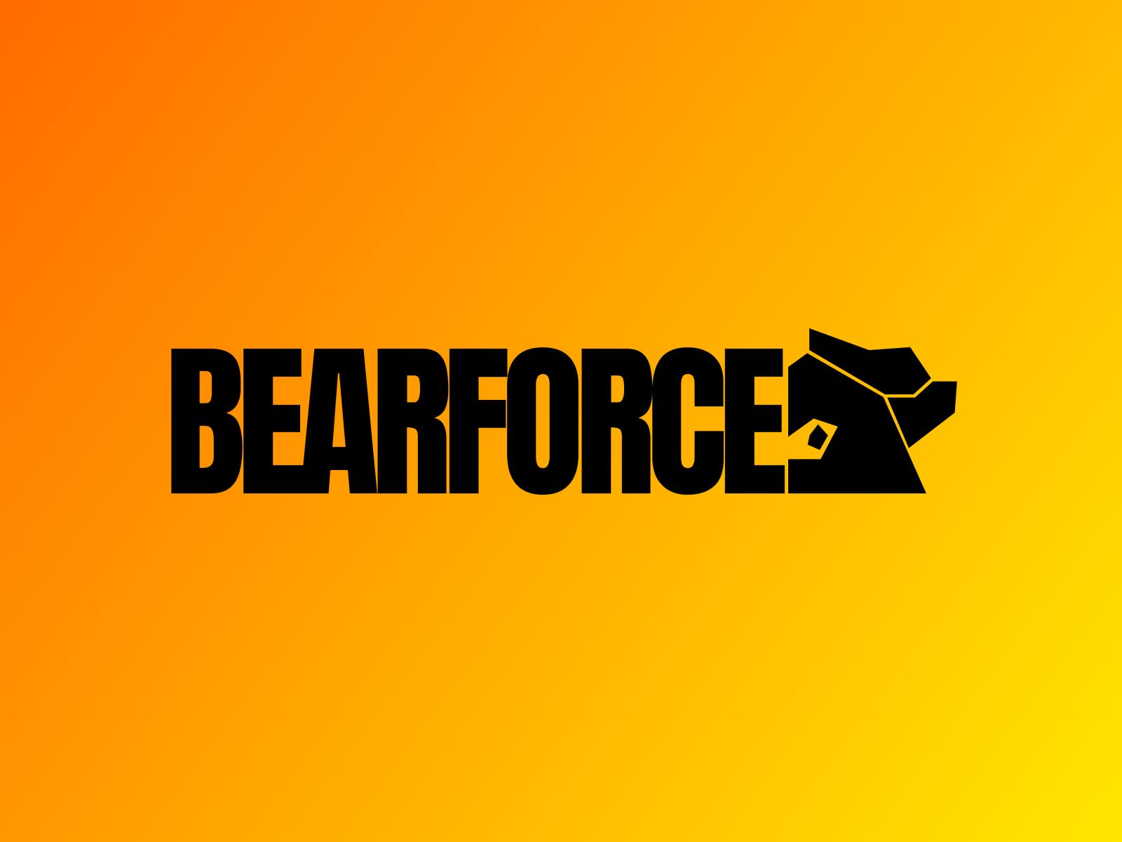 LOGO Design "BEARFORCE" by Timur Nabiev on Dribbble