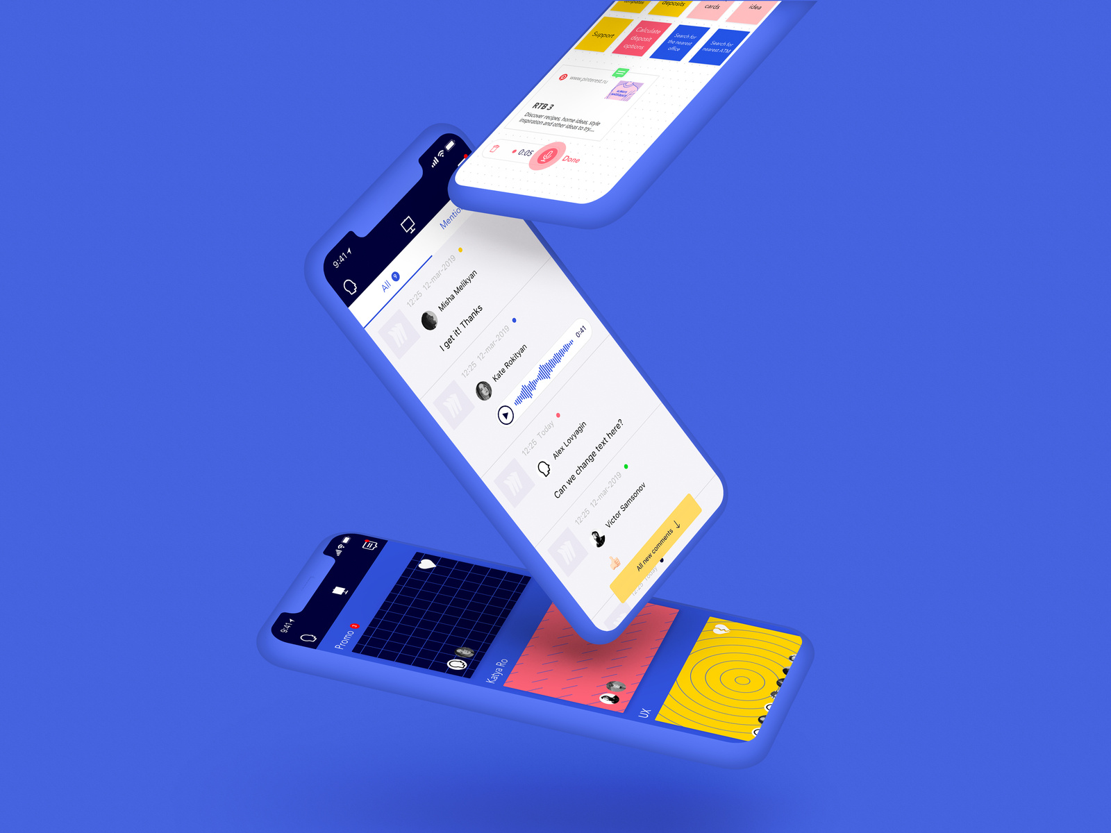 Concept for Miro app by Kate Rokityan on Dribbble
