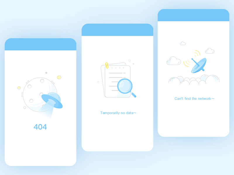 Default page design by Fairy_wyr on Dribbble
