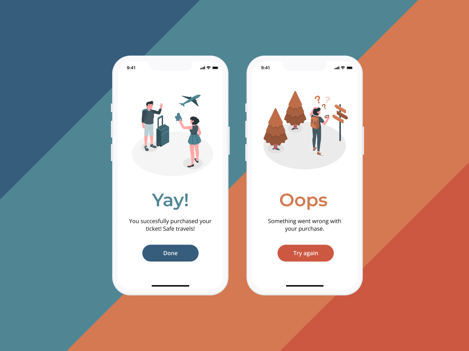 Daily UI • 011 • Flash Message by Martina Salov on Dribbble