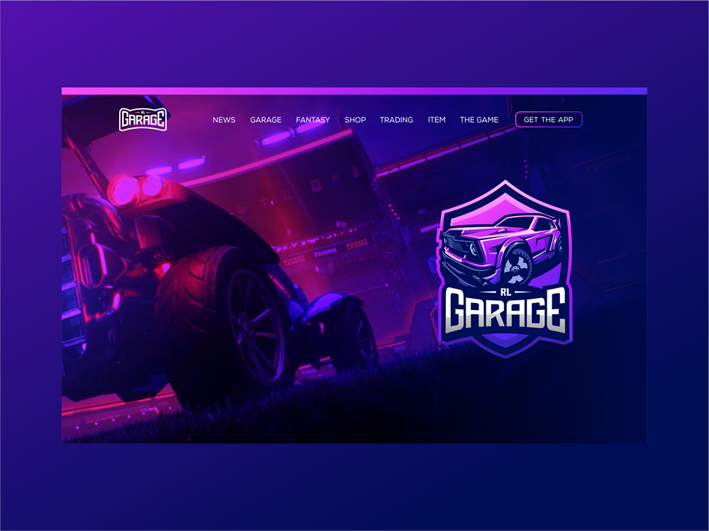 Logo For Rocket League Garage by Modal Tampang on Dribbble