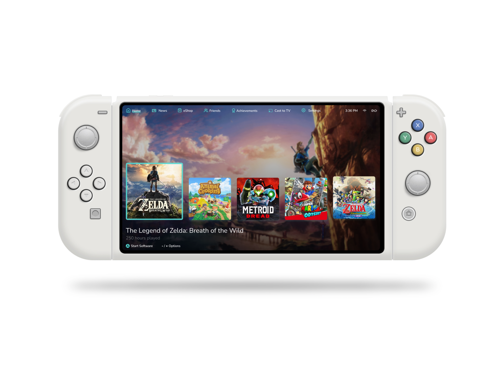 New Nintendo Switch (re)concept by Dennis B on Dribbble