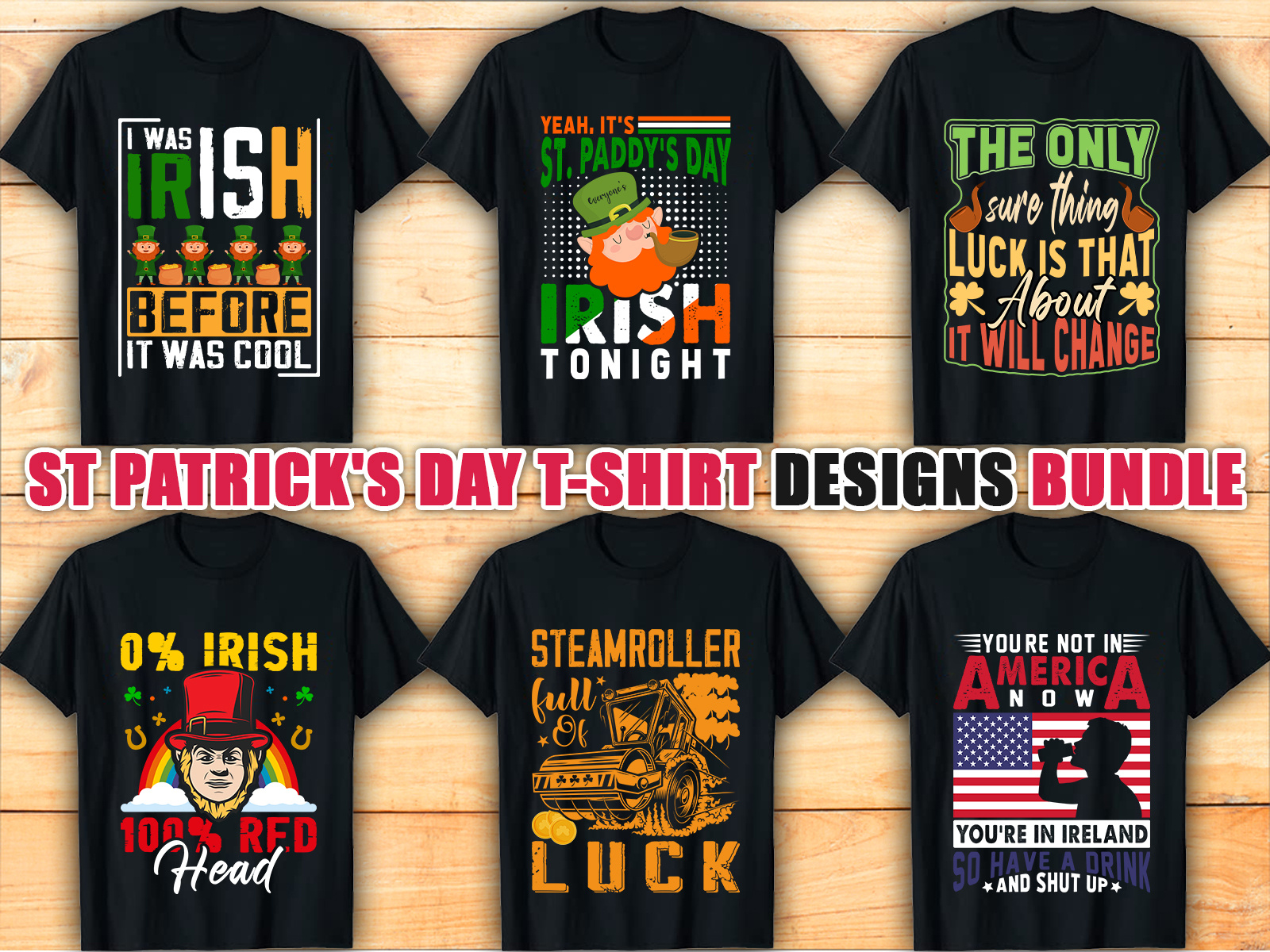 St Patrick's Day T-shirt Design Bundle by Jony Ahmed on Dribbble