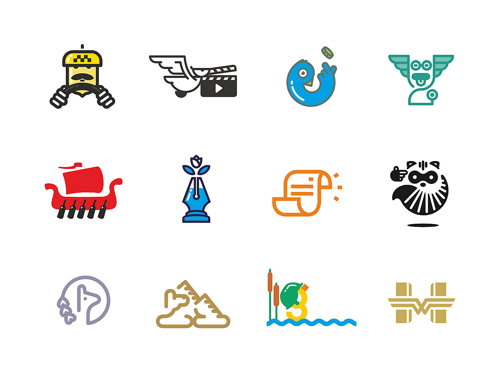 Logo Data Collection by Mikylangela on Dribbble